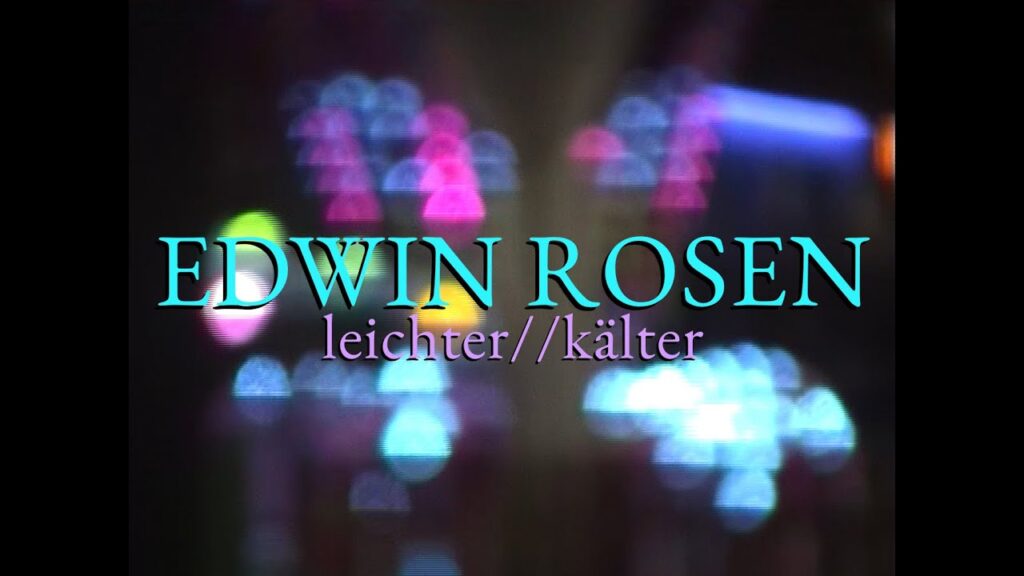 Edwin Rosen – Deutscher Newcomer - Ton an